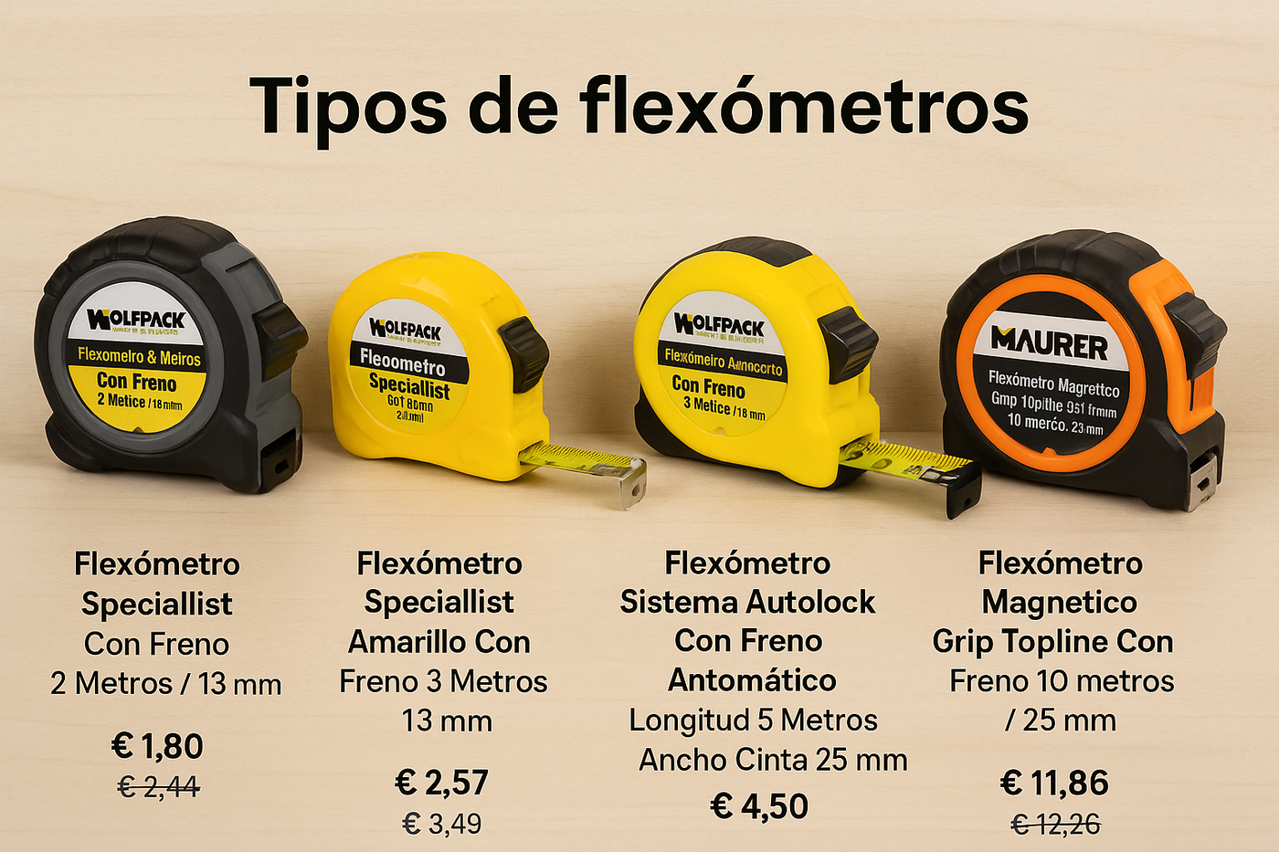 Tipos de flexómetros: medidas, usos y precios en VicHome
